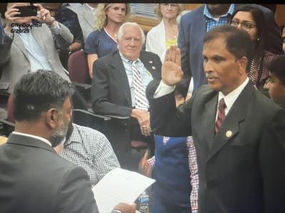 Mathews sworn in as new Stafford mayor / Fort Bend Star | County News ...