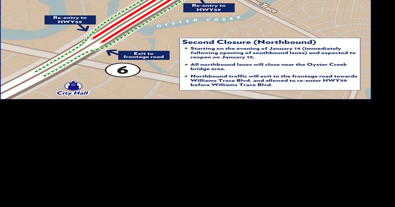 TxDOT to begin major project on U.S. 59 bridge at Oyster Creek on Jan ...