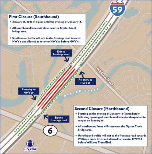 TxDOT to begin major project on U.S. 59 bridge at Oyster Creek on Jan ...