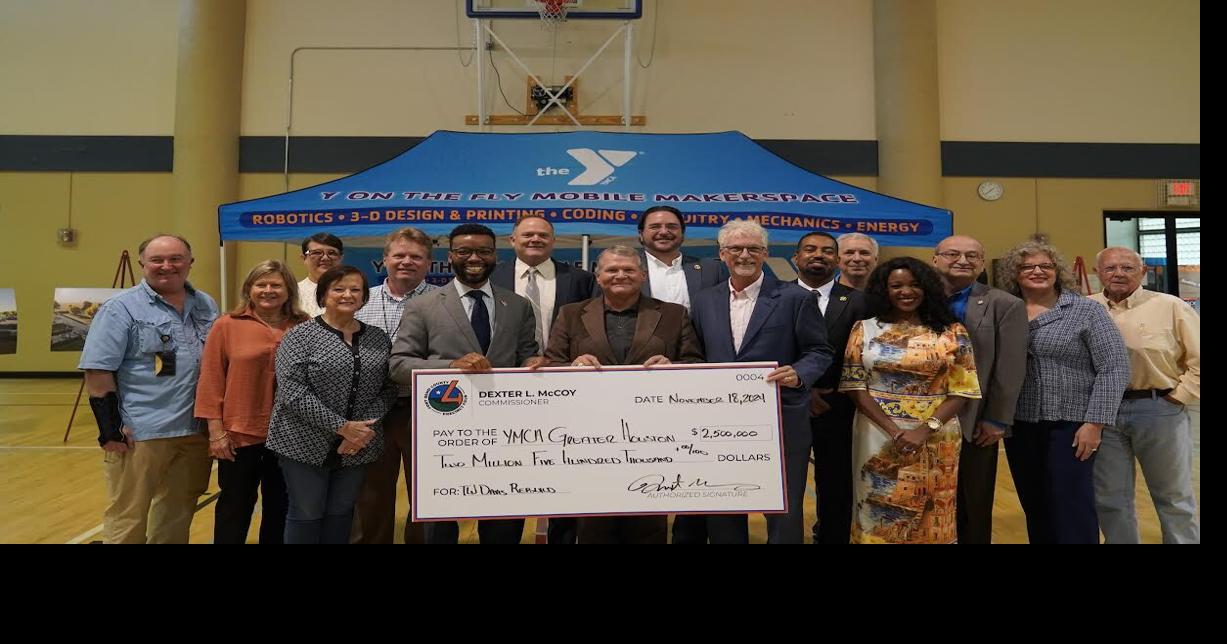 T.W. Davis YMCA receives $2.5 million check for renovation project ...