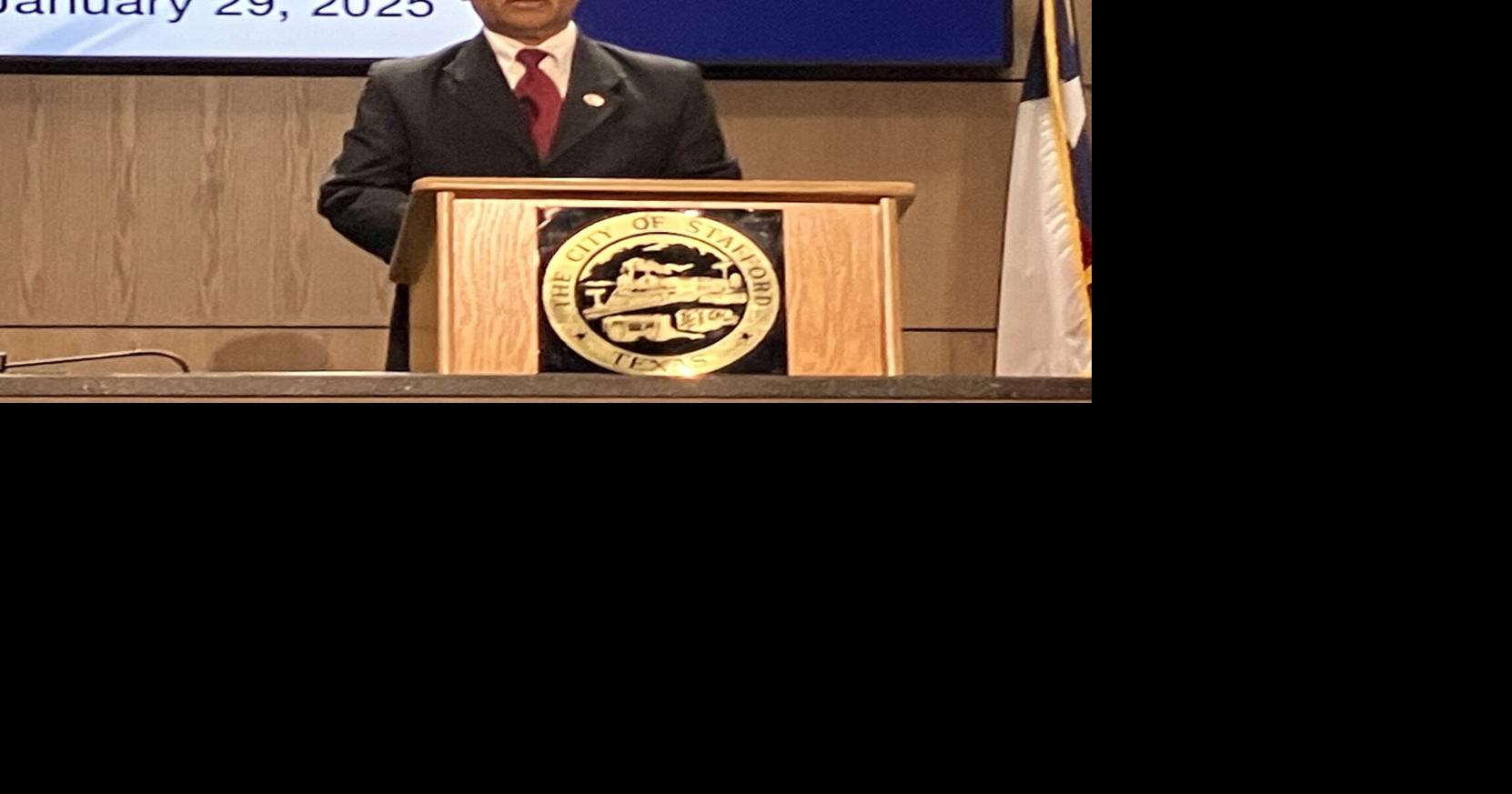 Mathew reiterates 'zero property tax' pledge at Stafford town hall ...