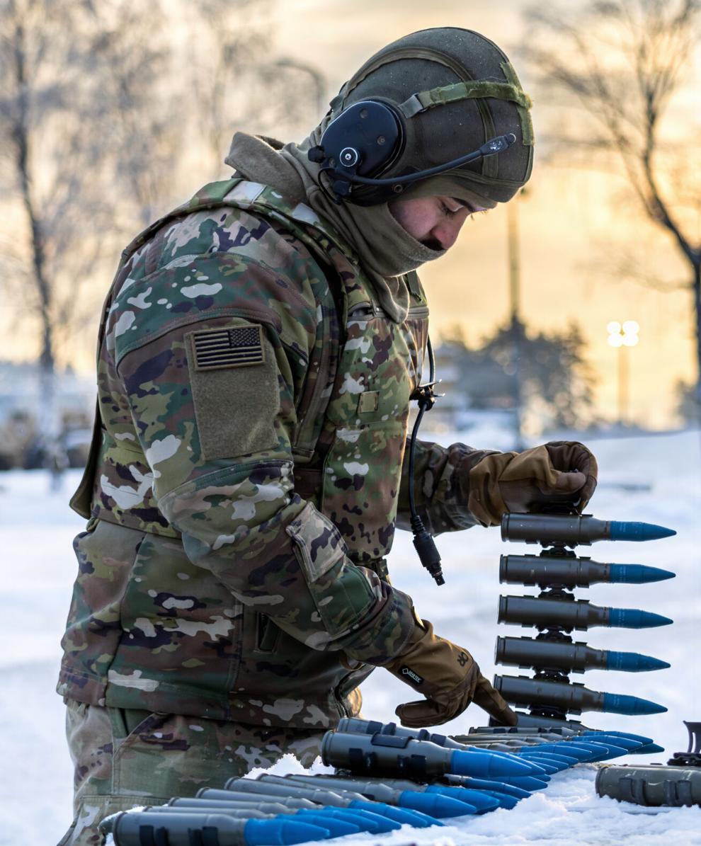 1st Cav Div Soldiers conduct Bradley fighting vehicle gunnery Table V ...