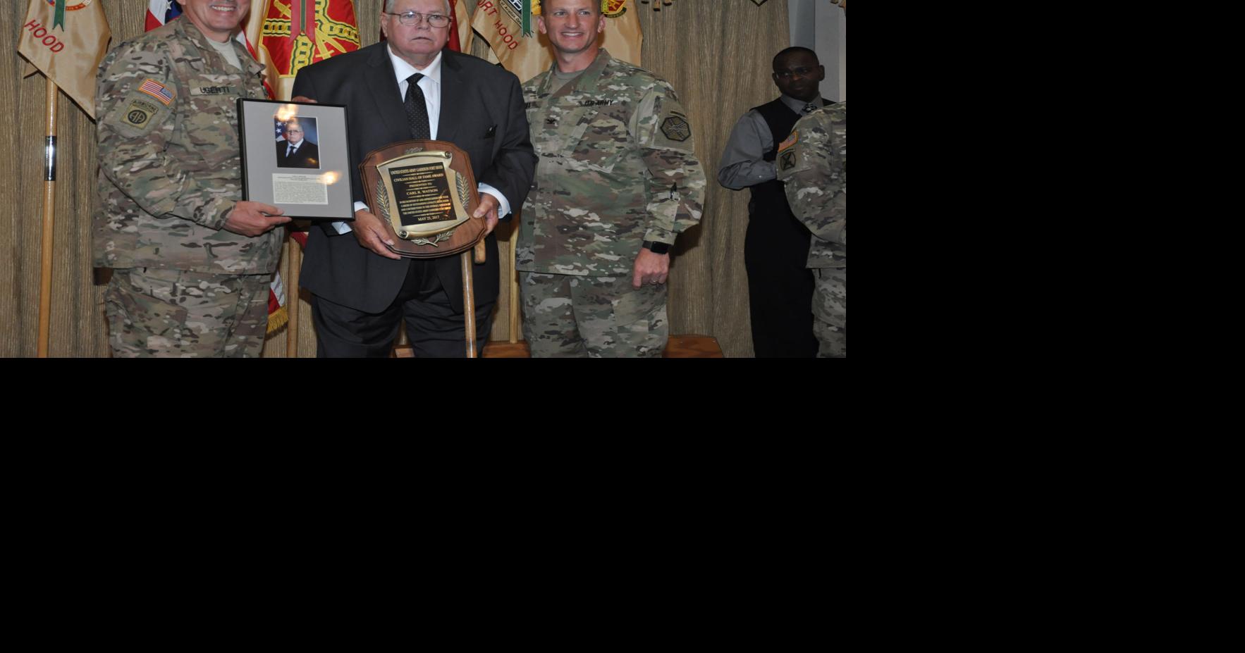 Former employee inducted into Hood Garrison Hall of Fame | News ...