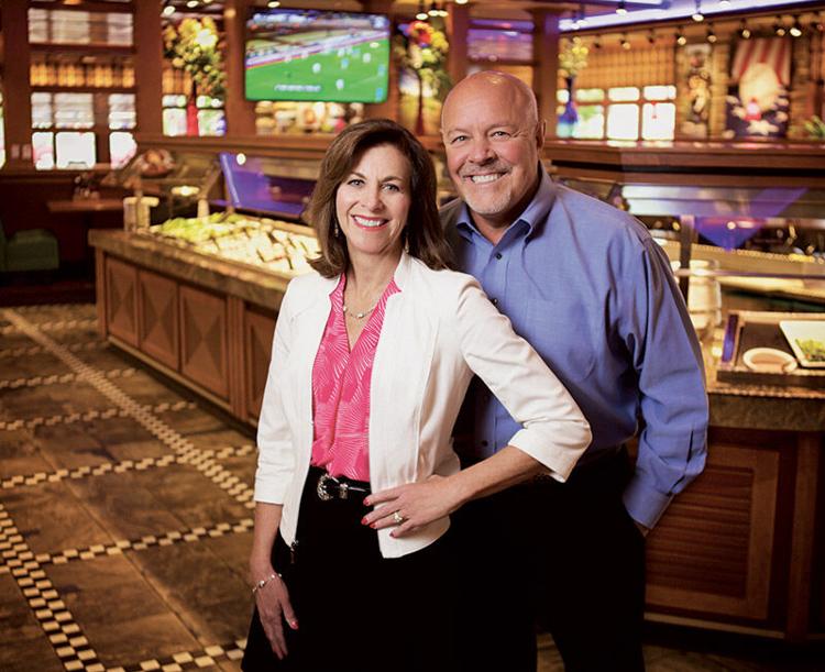 Team Sizzler—Gary and Sally Myers and their son Bryce—starts early and ...