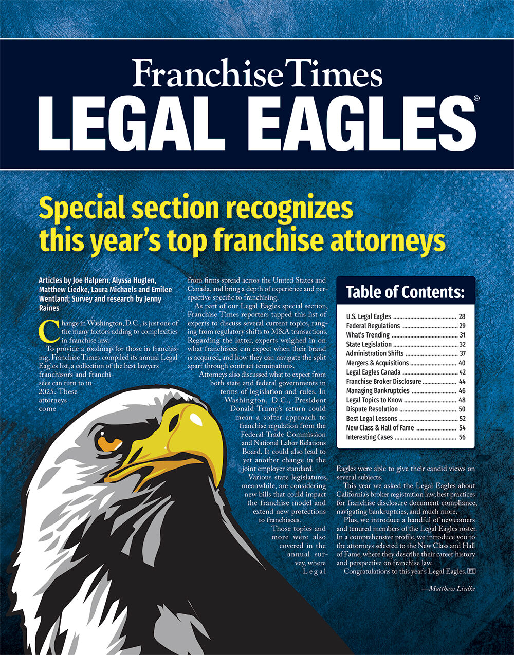 Legal Eagles Special Section Recognizes Top Franchise Attorneys ...