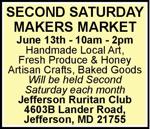 Saturday Makers Market | Announcements More | fredericknewspost.com