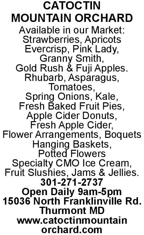 Catoctin Mountain Orchards | Announcements More | fredericknewspost.com
