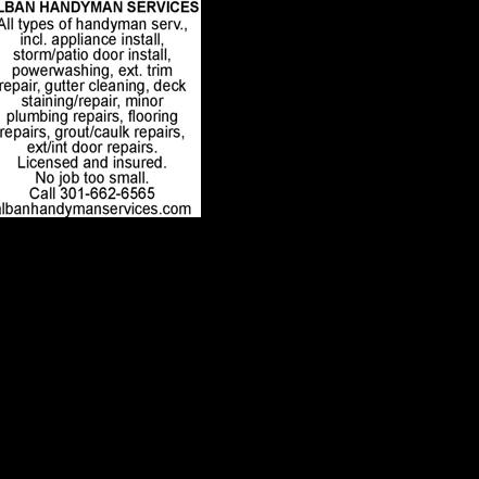 Handyman | Services | fredericknewspost.com