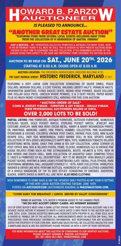 Howard Parzow Auctioneer | Marketplace | fredericknewspost.com