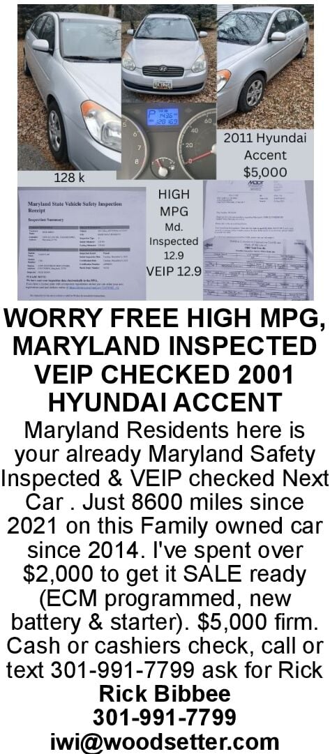 2011 Hyundai Accent | Cars | fredericknewspost.com