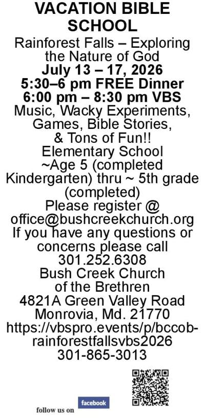 Vacation Bible School | Announcements More | fredericknewspost.com