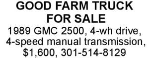Good farm truck for sale | Trucks | fredericknewspost.com