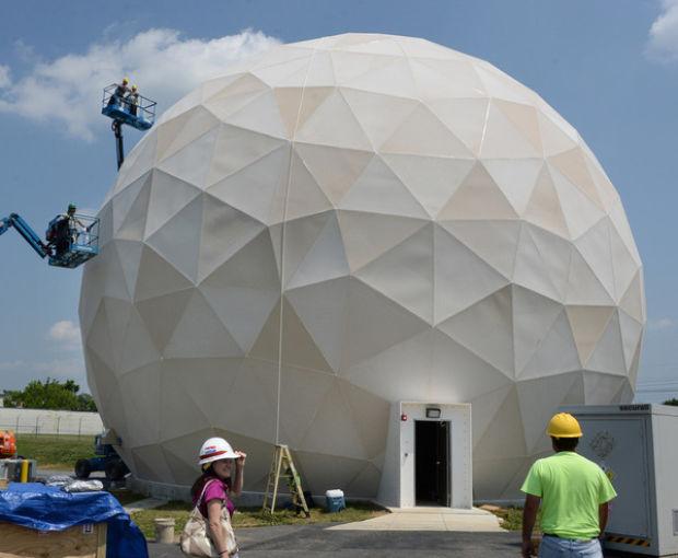 Fort Detrick builds dome to protect new antenna | Military ...