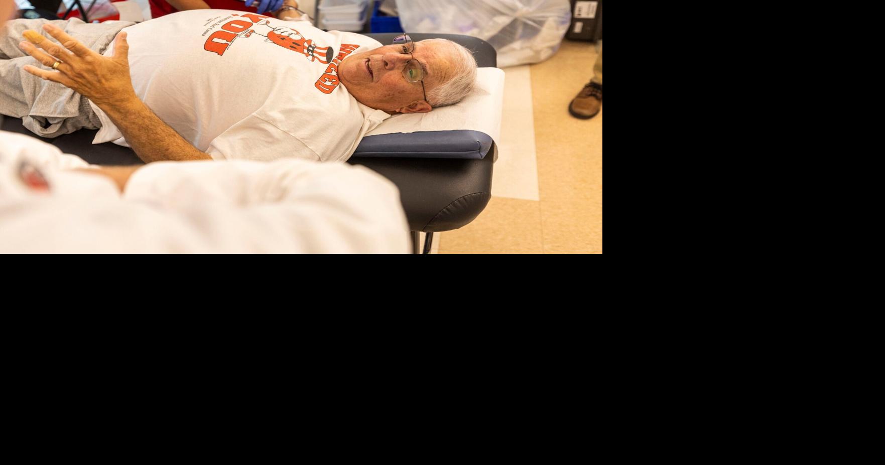 Marc Satalof donated 35 gallons of blood in more than 50 years. At 76 ...