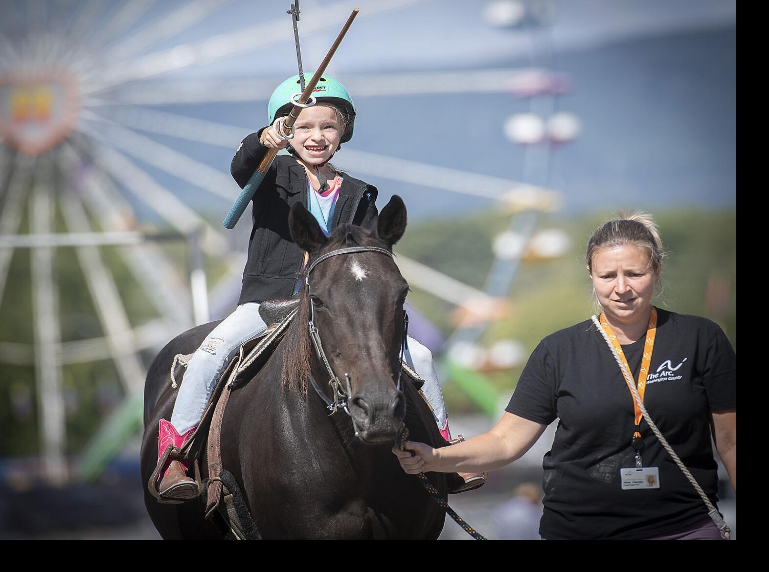 Jousters of all ages impress in exhibition at Great Frederick Fair ...