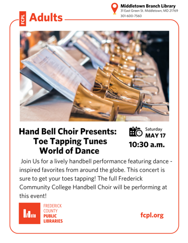 Hand Bell Choir Presents "Toe Tapping Tunes, Songs from World of Dance ...