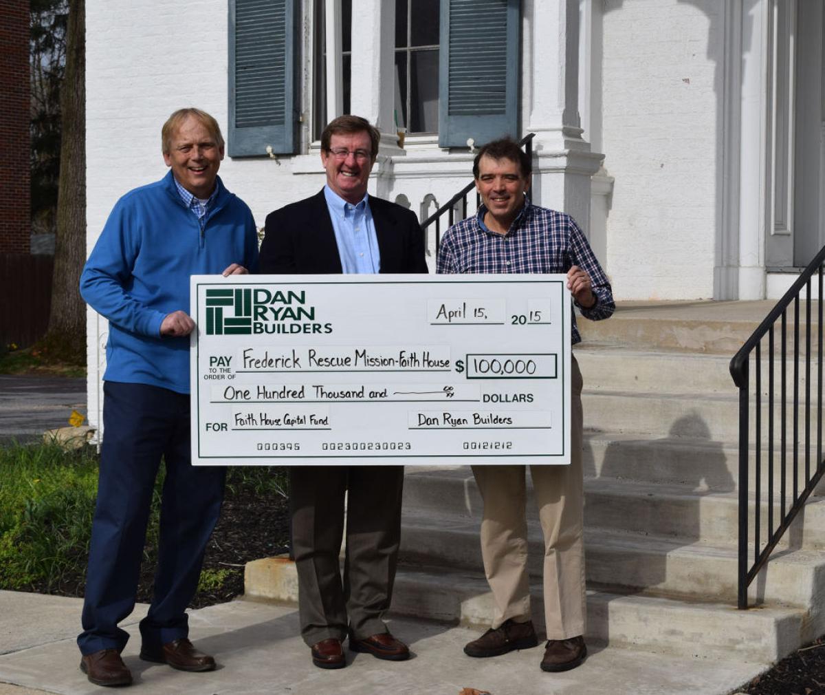 Dan Ryan Builiders donates $100,000 to Faith House | Economy & business ...
