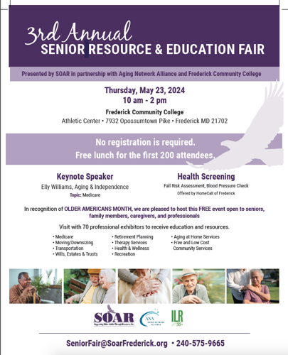 3rd Annual Senior Resource and Education Fair | Community events ...