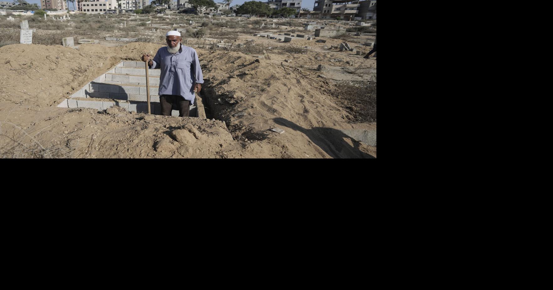 As Gaza death toll passes 40,000, corpses are buried in yards, streets ...