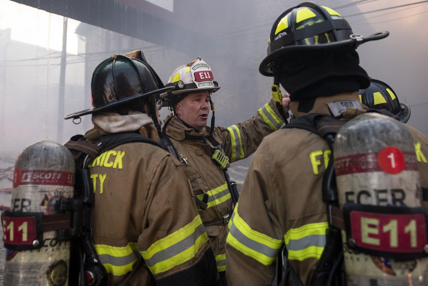 Updated: Three-alarm fire causes severe damage in downtown Frederick ...
