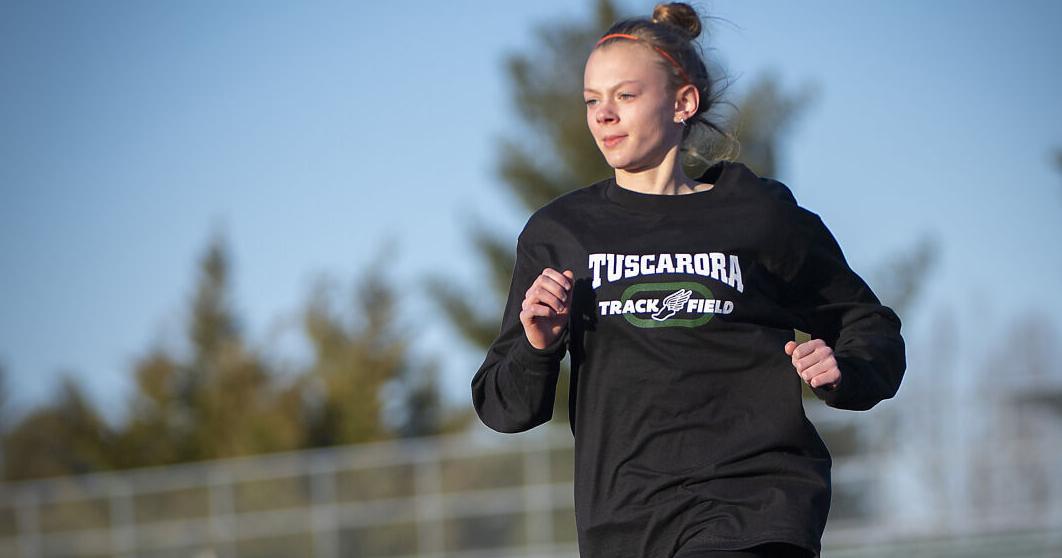 Fast Lane: Tuscarora freshman Hailey Lane setting records, winning ...