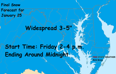 Final Forecast for Friday''s Snowstorm | Free State Weather ...