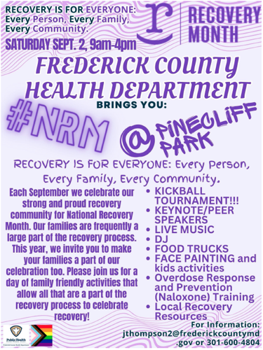 National Recovery Month Event | Community events & festivals ...