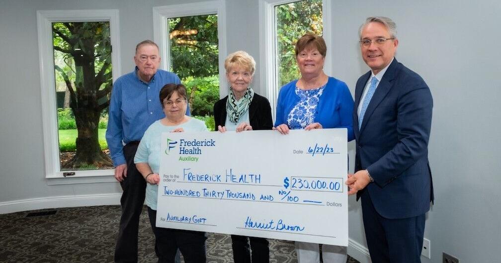 Frederick Health Auxiliary presents $230,000 to hospital ...