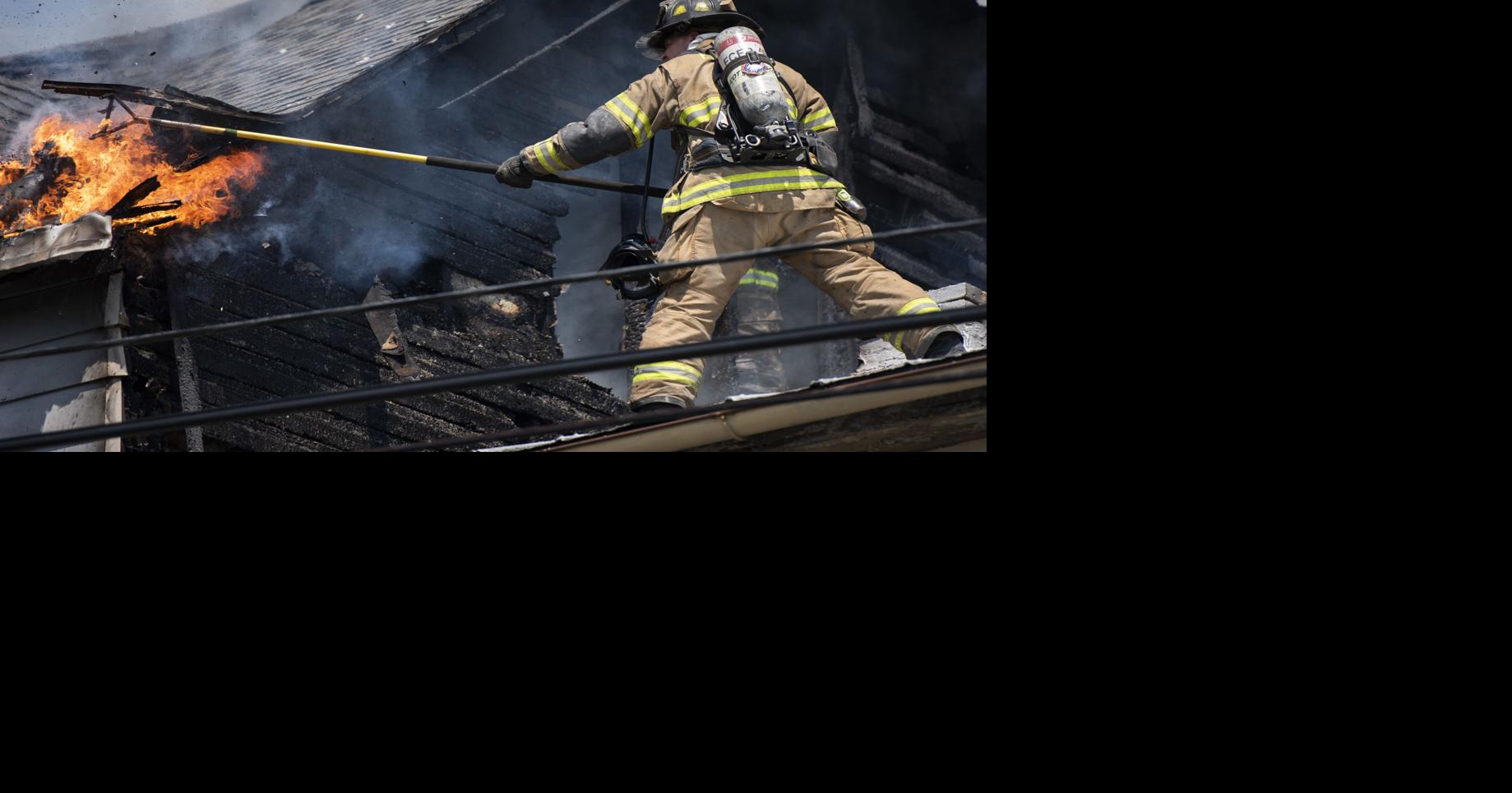 Three-alarm fire guts two Brunswick houses | Disasters & accidents ...