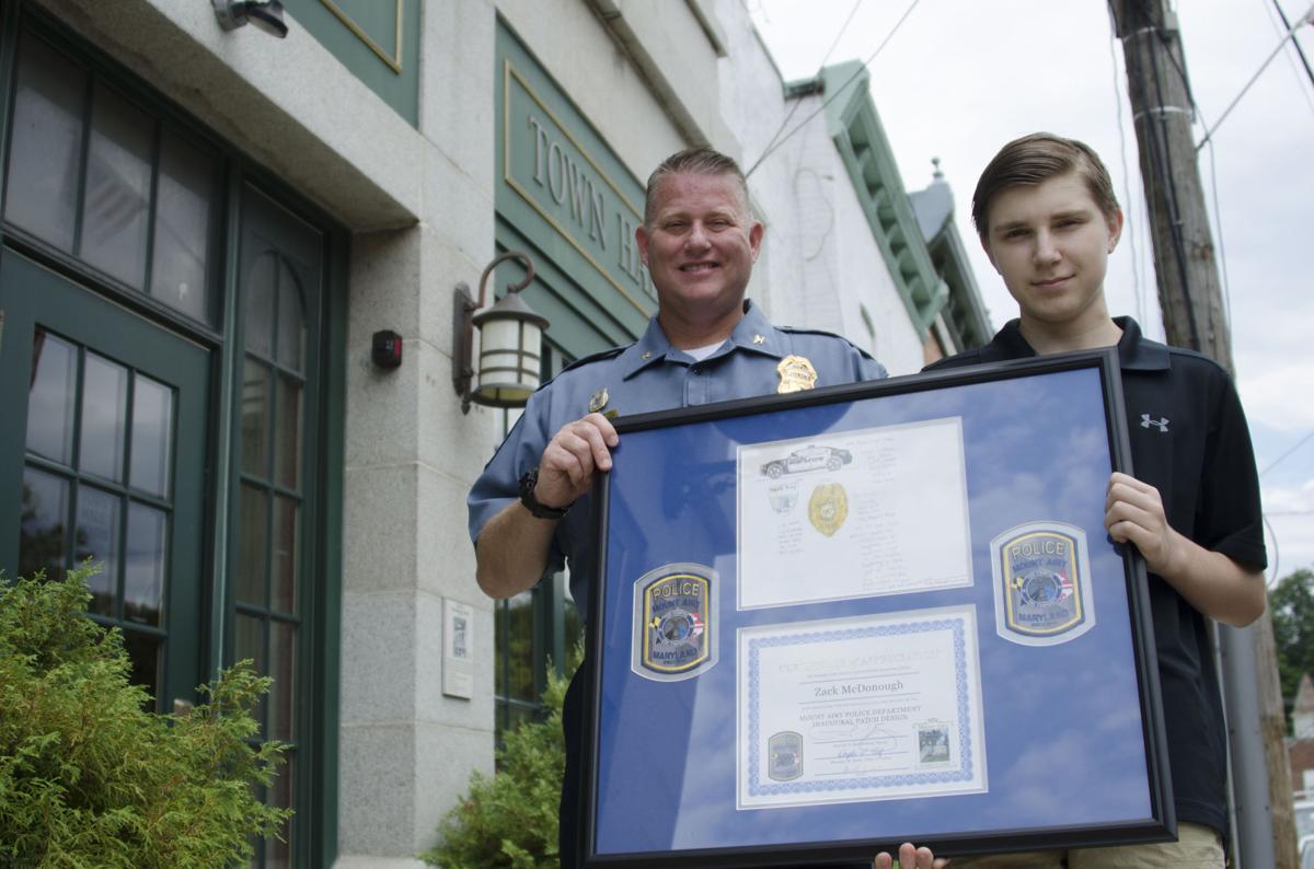 Mount Airy teen credited with design of new police department’s badge ...