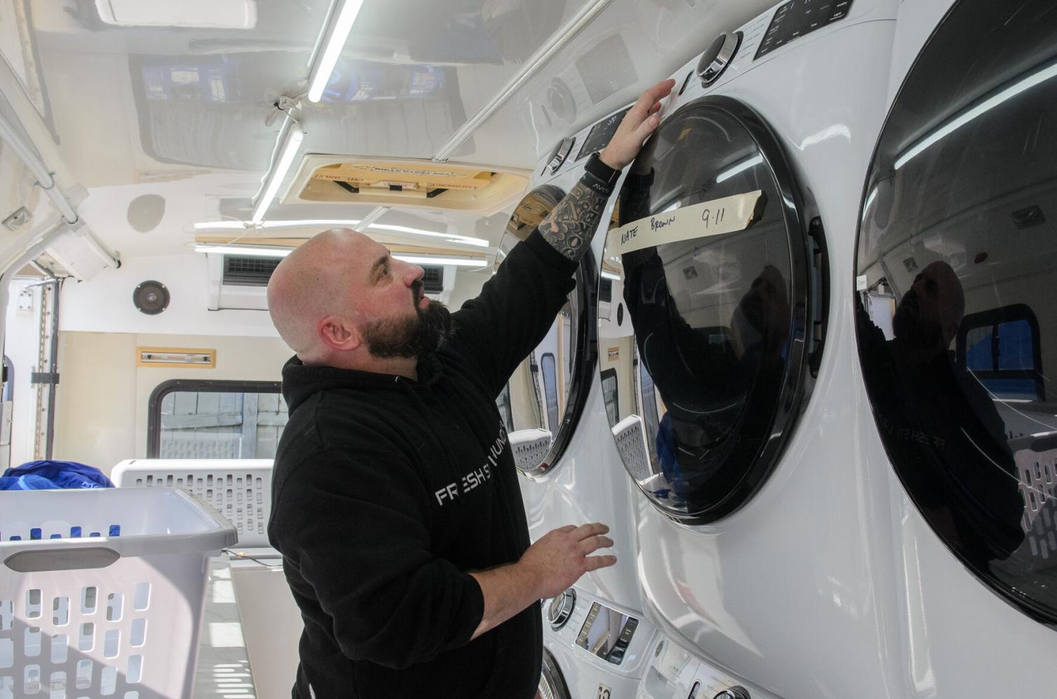 Retired Frederick police officer launches free mobile laundry service ...