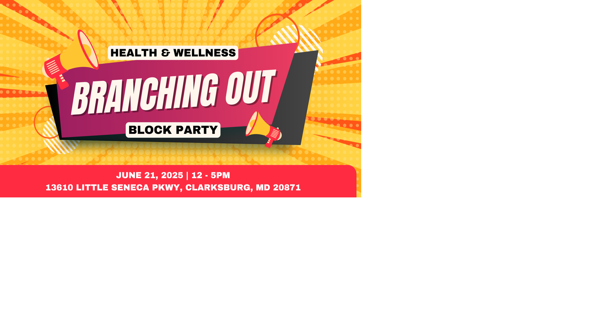 Branching Out Block Party - Health and Wellness Fair | Community events ...