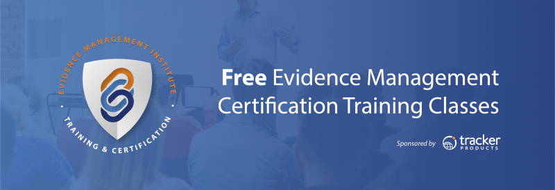 Frederick - FREE Evidence Management Certification Training | Classes ...