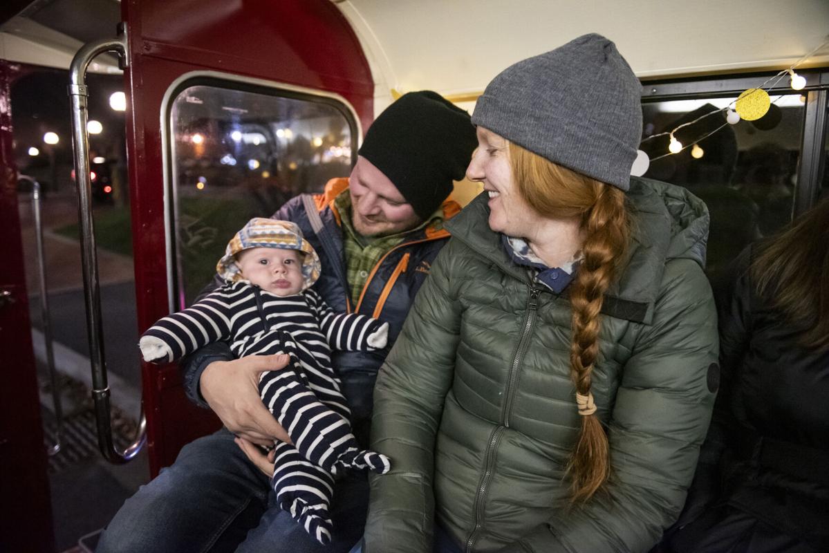 Double the fun: UK meets Frederick with two-level buses | Arts ...