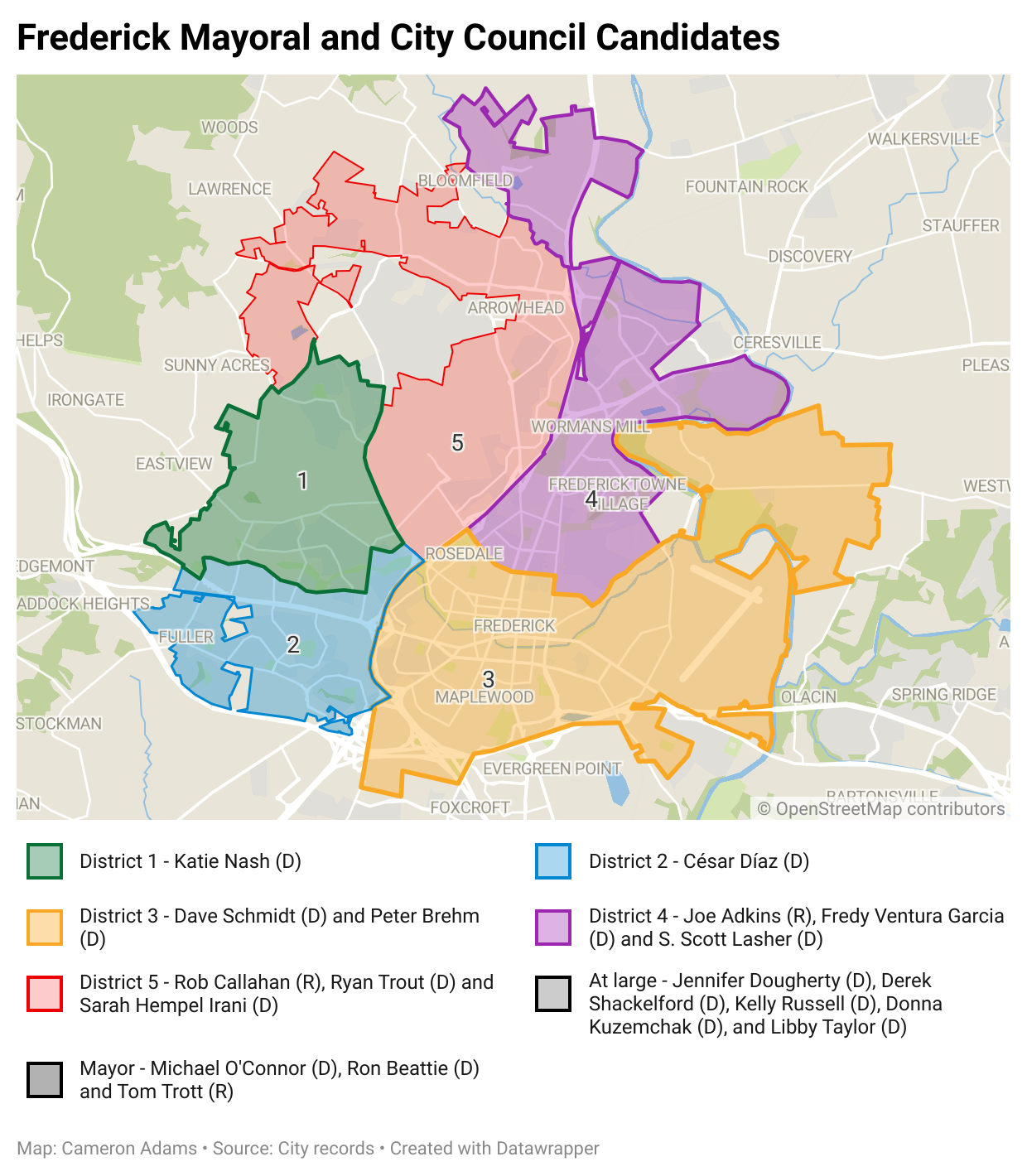 As filing deadline looms, 3 Frederick City Council seats uncontested ...