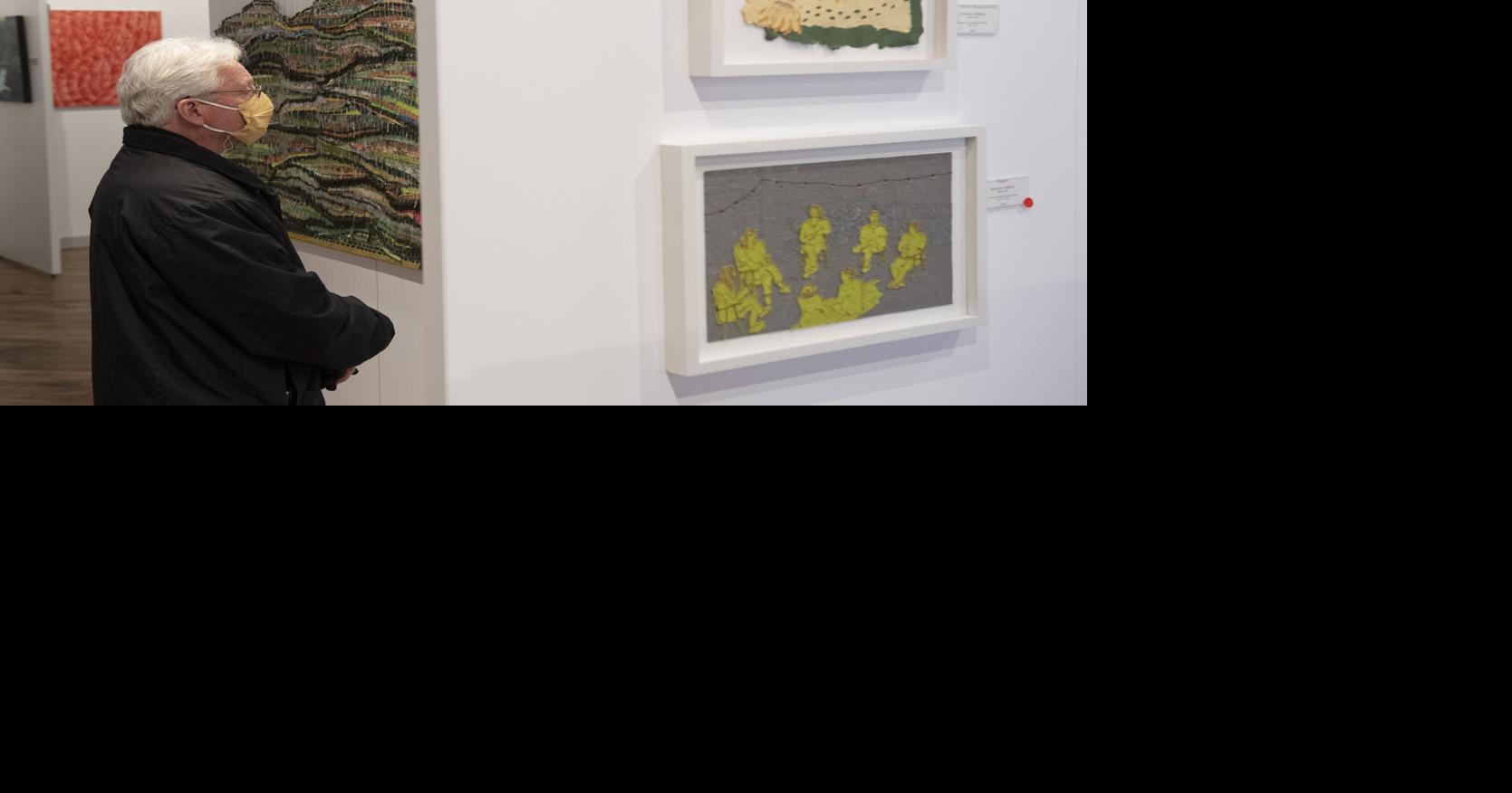 Emerging artist uses sewing machine bike to create intricate pieces ...