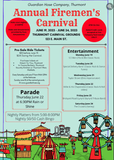 Thurmont Firemens Carnival | Community events & festivals ...
