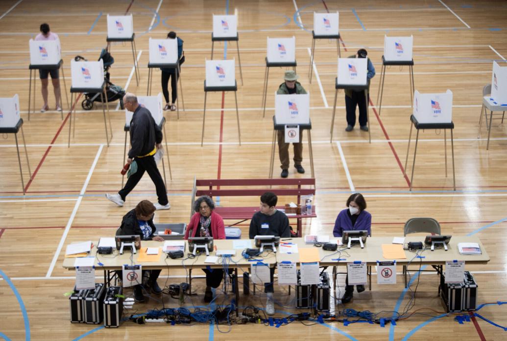 Views from voters at William R. Talley Recreation Center | Election ...