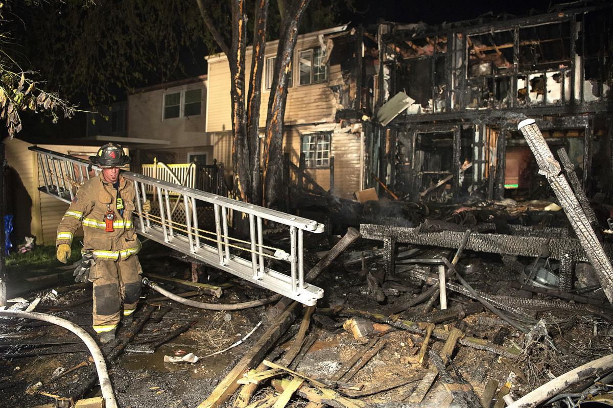 Townhouse fire damages three homes, displaces nine people in Frederick ...