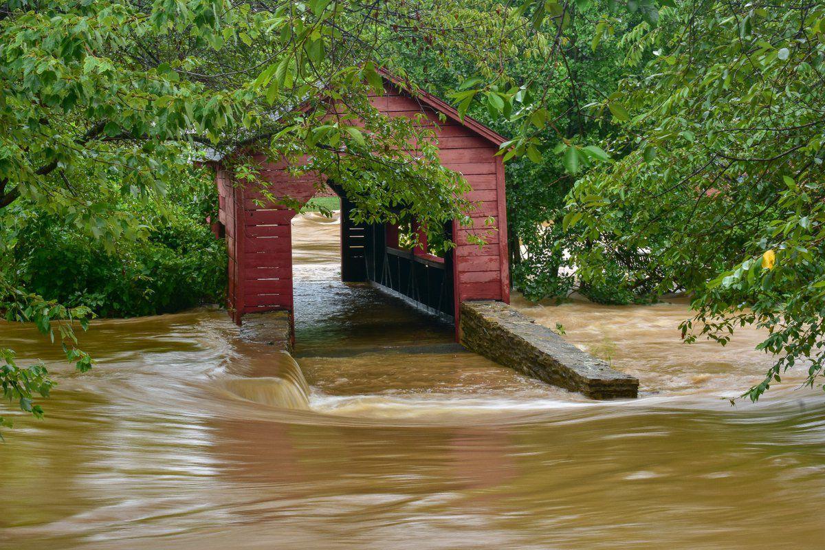 Heavy Rain Causes Flooding Throughout Frederick Disasters And Accidents