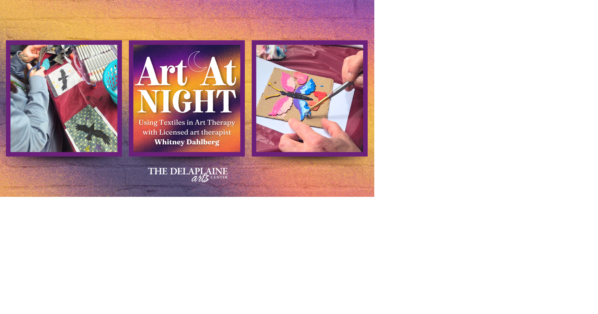 Art At Night: Using Textiles in Art Therapy | Classes, workshops ...