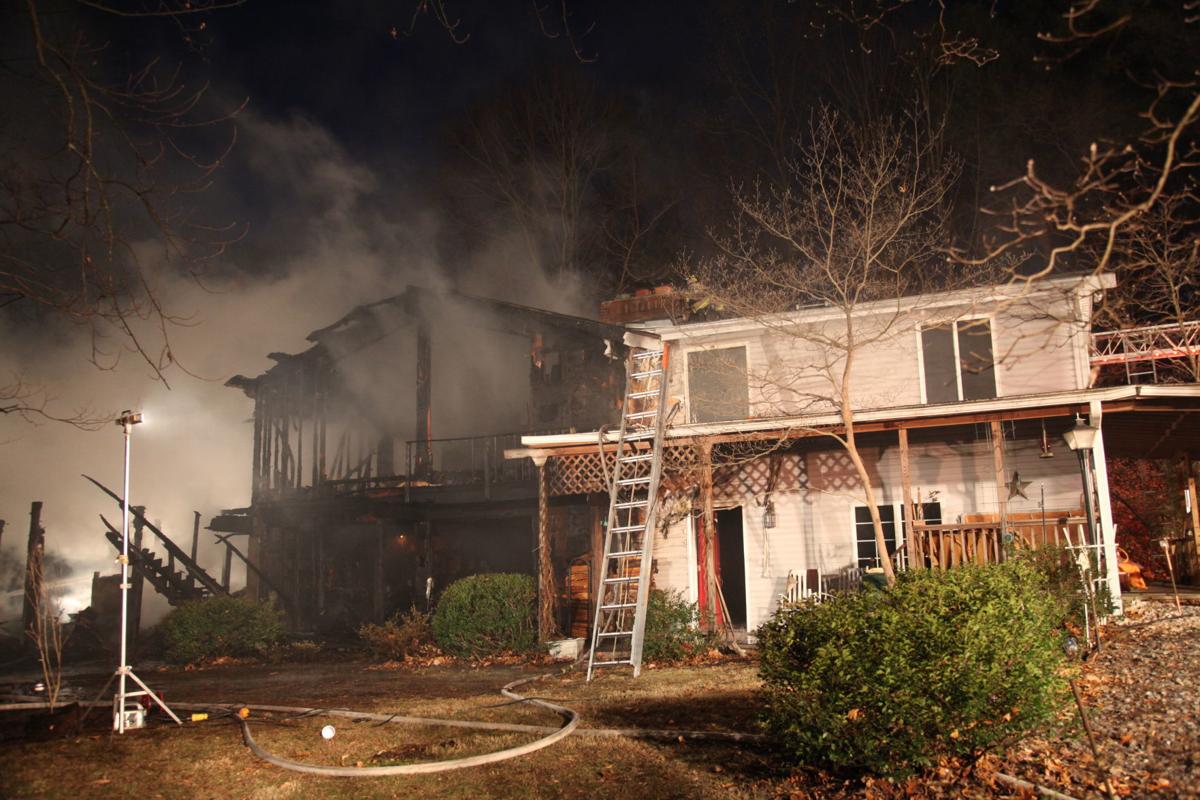Firefighters battle Sunday afternoon house fire near Dickerson ...