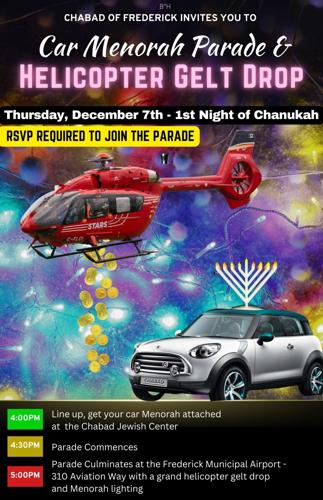 Car Menorah Parade & Helicopter Gelt Drop | Family Fun ...