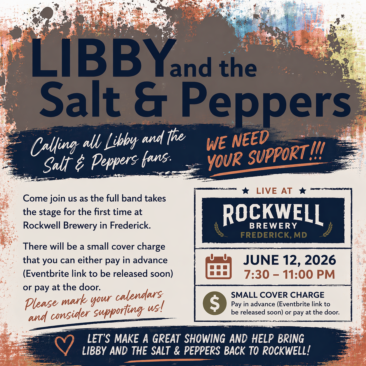Libby & The Salt and Peppers Live at Rockwell Brewery | Nightlife ...