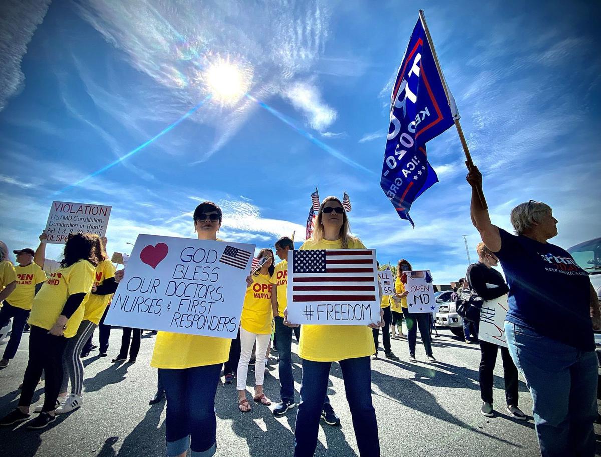 Cross-state Reopen Maryland Rally draws more than 200 cars to FSK Mall ...