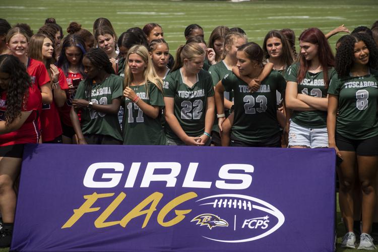 Photos: FCPS Girls Flag Football Players at Ravens' Practice Facility ...