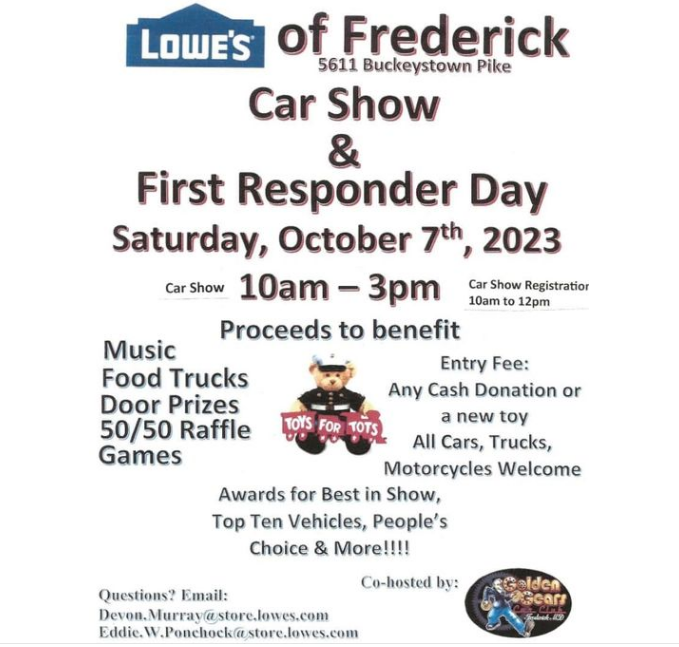 Car Show & First Responder Day | Other | fredericknewspost.com