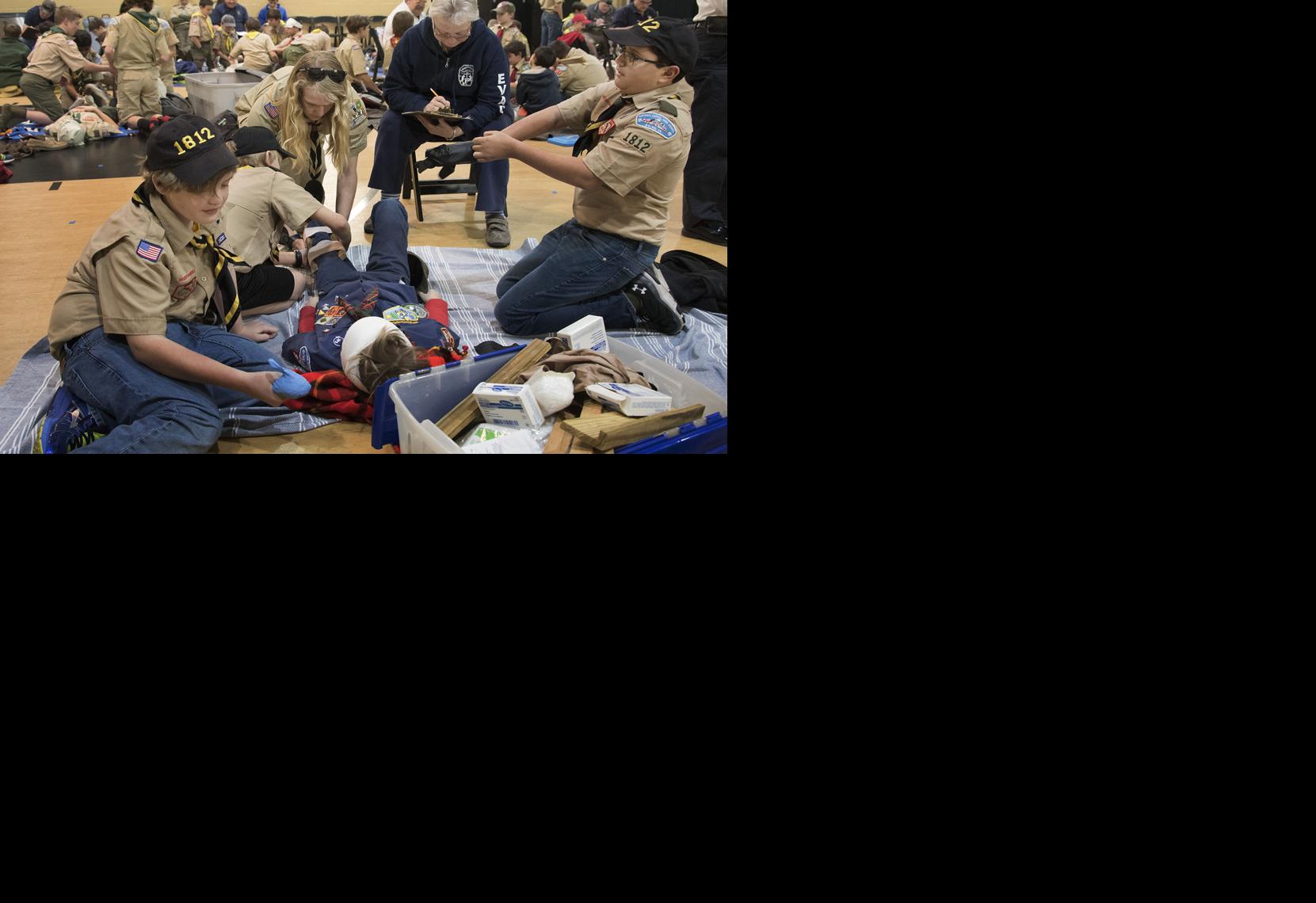 Boy Scouts compete for best responses to fictional emergency scenarios ...