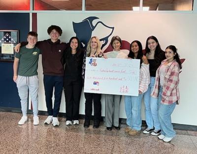 Gov. Thomas Johnson High School students donate to cancer fund ...