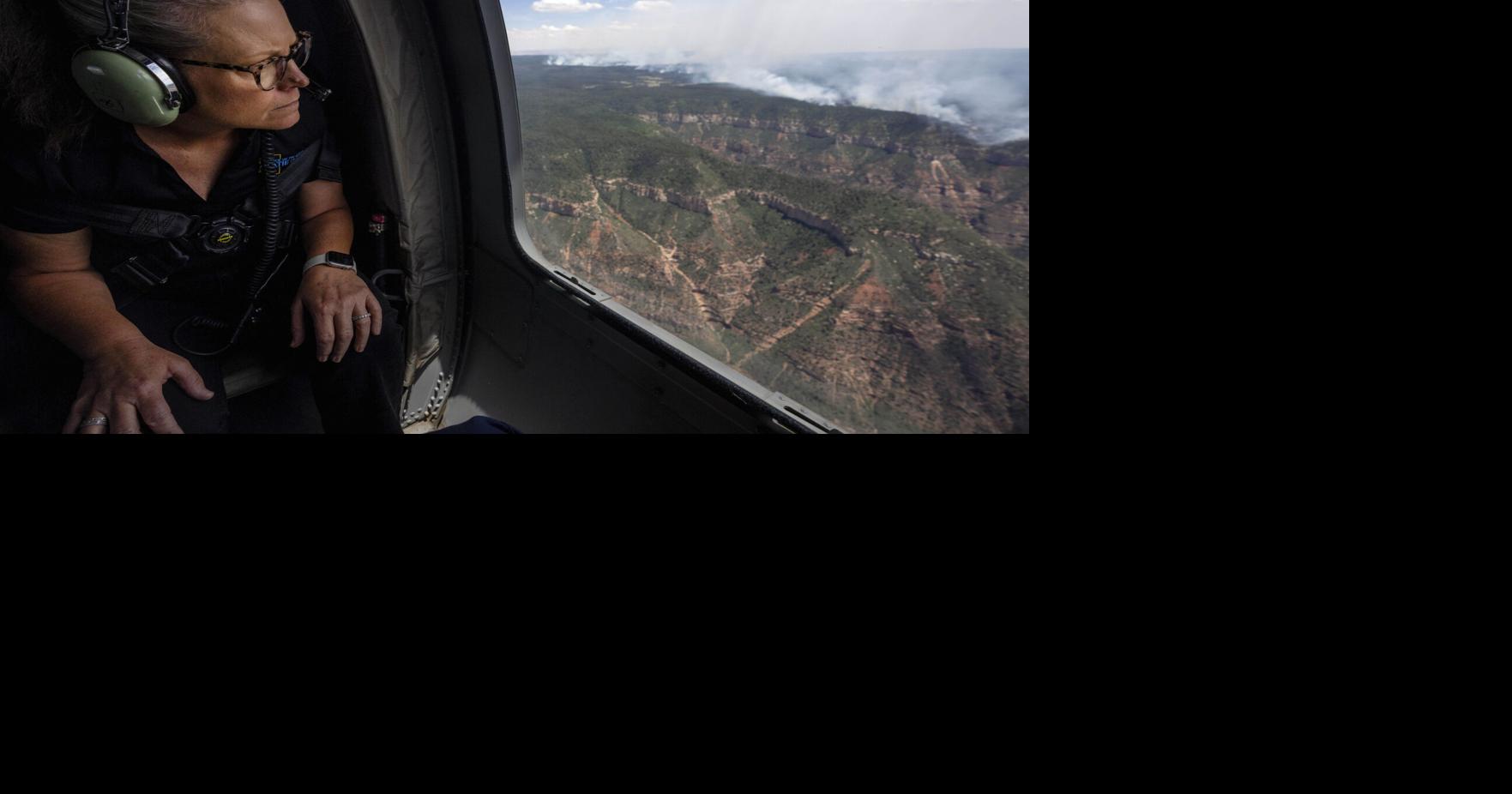 Arizona governor tours wildfire destruction along Grand Canyon's North ...